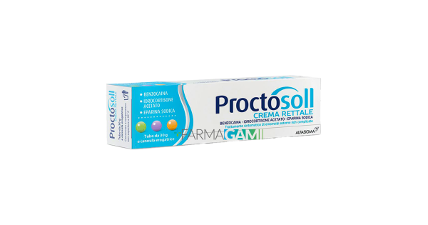 Proctosoll Crema Rettale Trattamento delle Emorroidi Esterne 30 g
