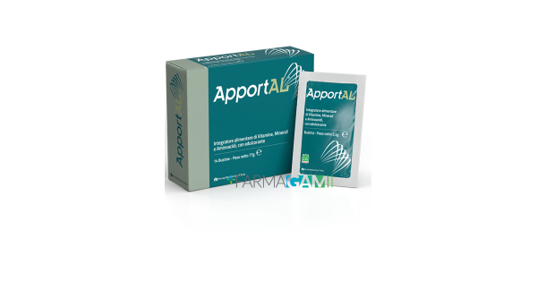 Apportal Integratore Vitamine e Aminoacidi Senza Glutine 14 bustine