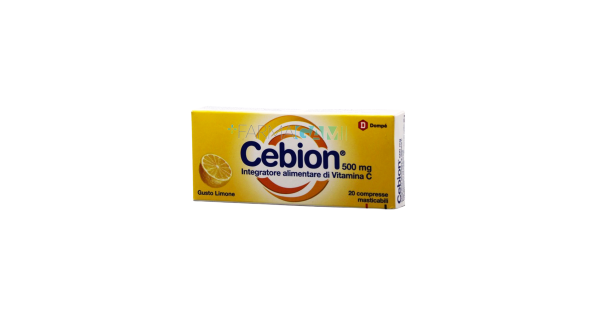 Cebion Vitamina C 20 Compresse Masticabili Gusto Limone
