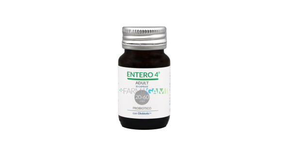 Entero 4 Adult 20-60 Anni Probiotico Integratore Benessere Intestinale ...