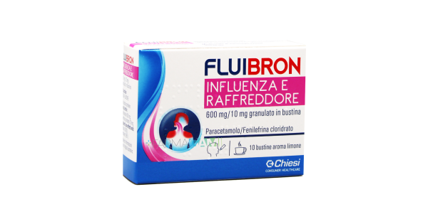 Fluibron Influenza e Raffreddore 10 Bustine Granulato Orale