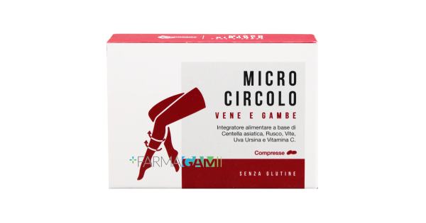 FarmaGami - Microcircolo Integratore Circolazione Gambe 45 compresse