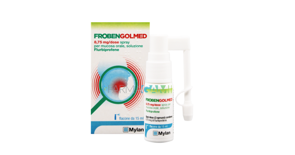 FROBENGOLMED* 8,75 mg flurbiprofene spray mal di gola antinfiammatorio ...