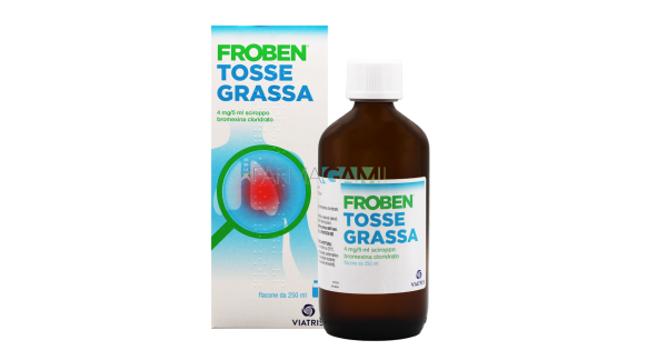 FROBEN TOSSE GRASSA* 4 mg/5 ml bromexina sciroppo mucolitico ...