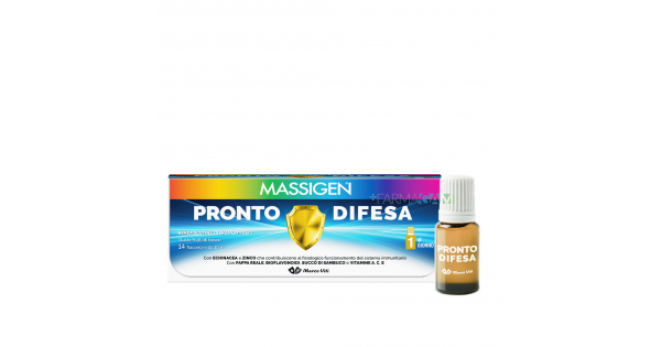 MASSIGEN PRONTO DIFESA SISTEMA IMMUNITARIO 14 FLACONCINI DA 10ML