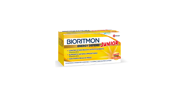 Bioritmon Energy Defend Junior Benessere Fisico e Mentale Integratore ...