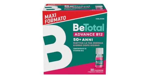 Be Total Advance B12 50+ Anni Integratore 30 Flaconcini