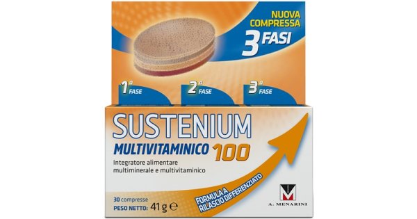 SUSTENIUM MULTIVITAMINICO 100% 30 COMPRESSE