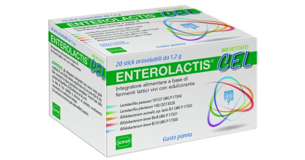 ENTEROLACTIS CEL 20STICK OROS