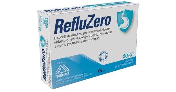 RefluZero Reflusso Gastro-Esofageo 20 Compresse