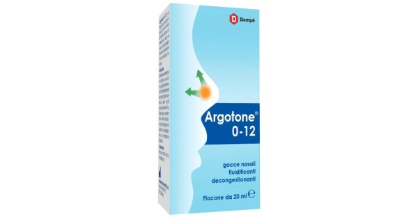 ARGOTONE 0-12 GOCCE NASALI DESCONGESTIONANTI 20 ML CONTAGOCCE