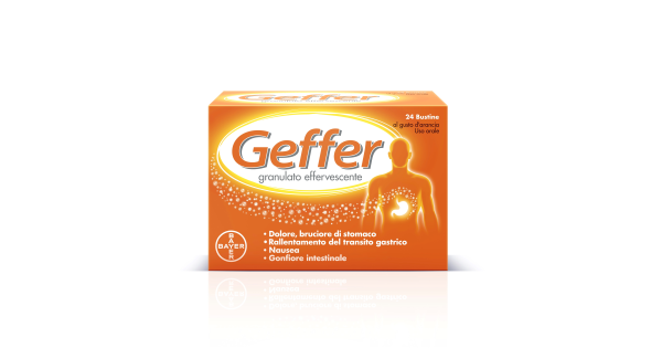 GEFFER*orale granulato effervescente 24 bustine 5 g
