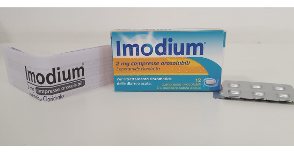 IMODIUM 12CPR OROSOL 2MG
